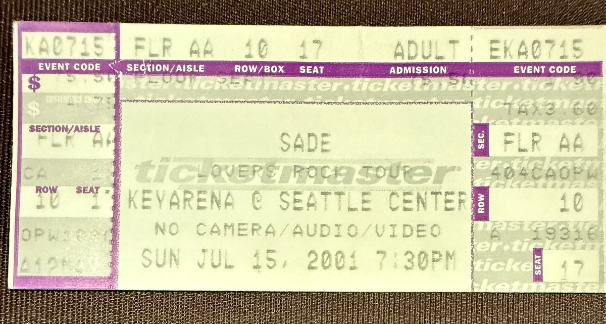 Sade Concert & Tour History (Updated for 2026) | Concert Archives