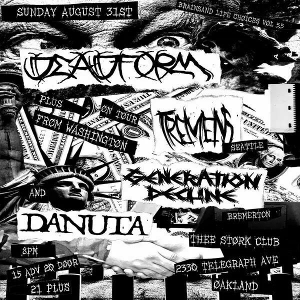 Deadform's 2025 Concert & Tour History | Concert Archives