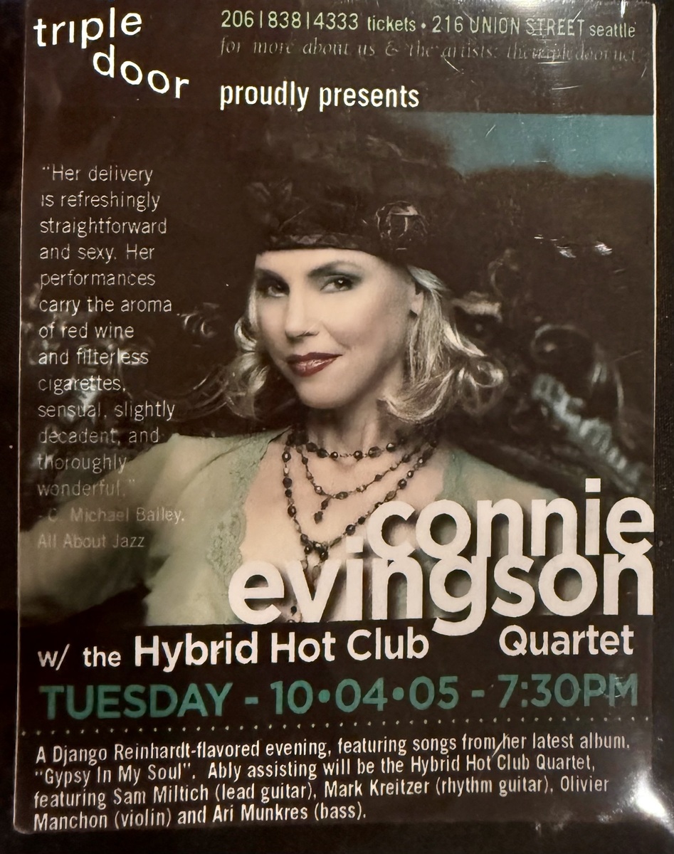 Connie Evingson Concert & Tour History | Concert Archives