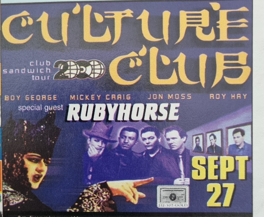 Culture Club Concert & Tour History (Updated for 2025 - 2026) | Concert Archives