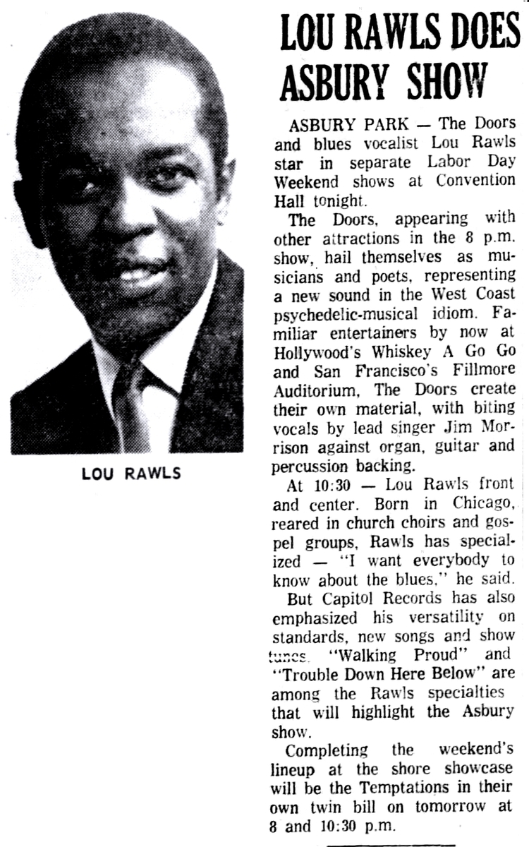 lou rawls Concert & Tour History | Concert Archives