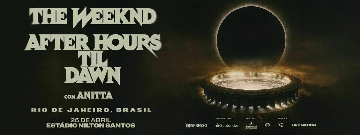 Apr 26, 2026: The Weeknd / Anitta at Estádio Olímpico Nilton Santos Rio ...