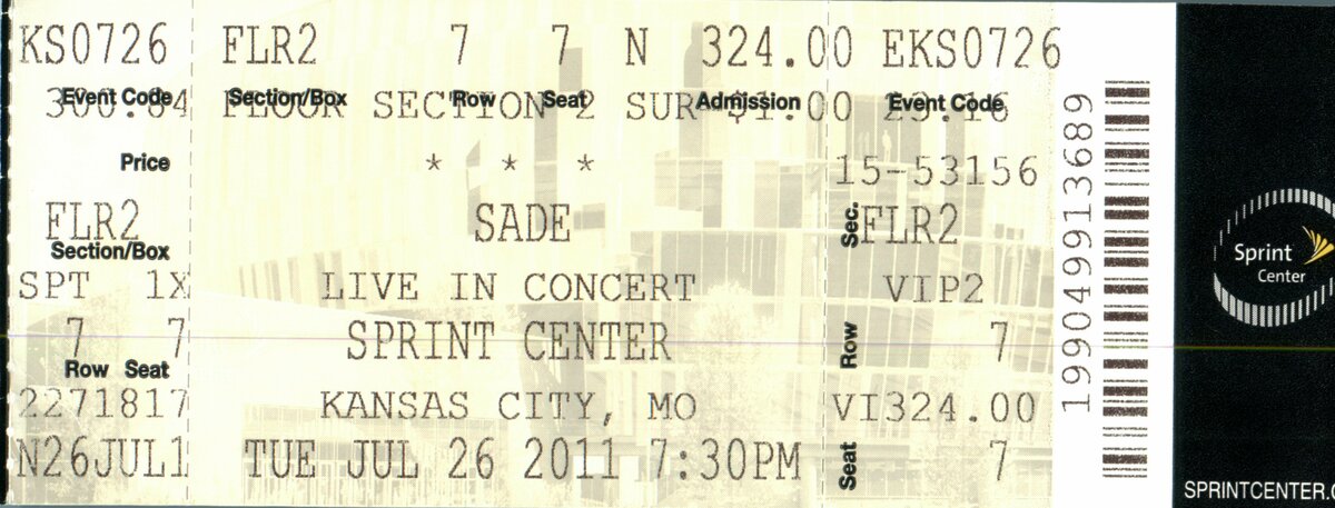 Sade Concert & Tour History (Updated for 2026) | Concert Archives