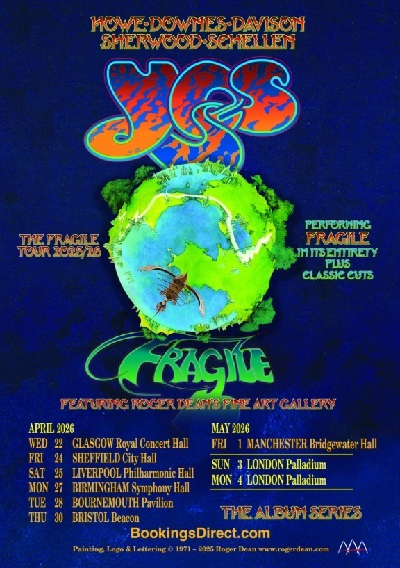 Yes Concert & Tour History (Updated for 2025 - 2026) | Concert Archives