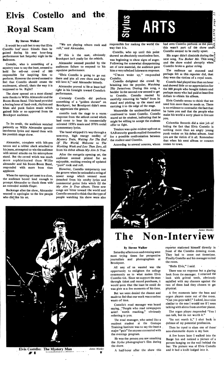 Elvis Costello Concert & Tour History (Updated for 2025) | Concert Archives