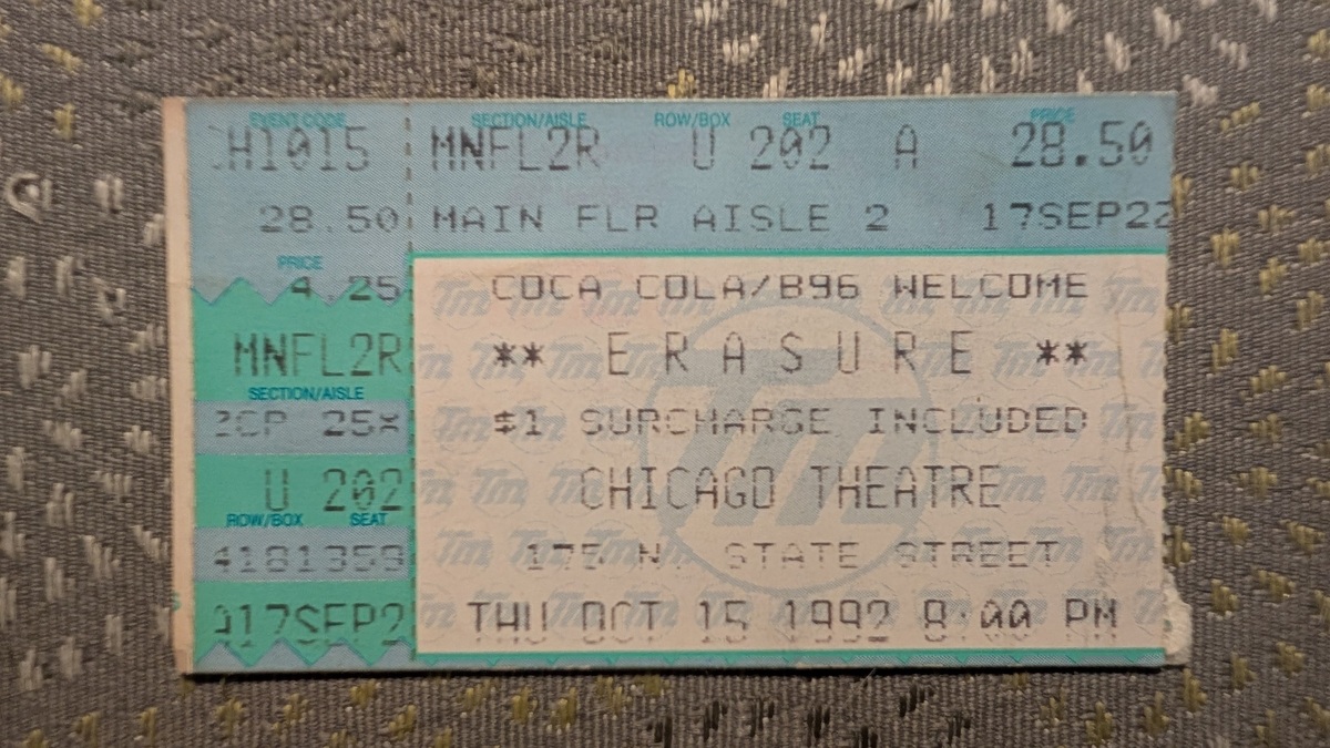 Erasure Concert & Tour History (Updated for 2025) | Concert Archives