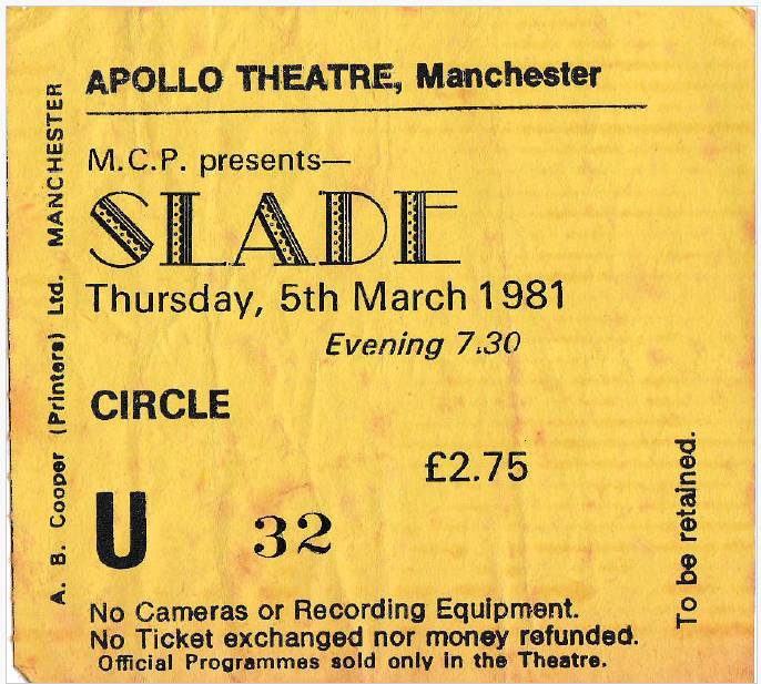 Slade Concert & Tour History (Updated for 2025) | Concert Archives