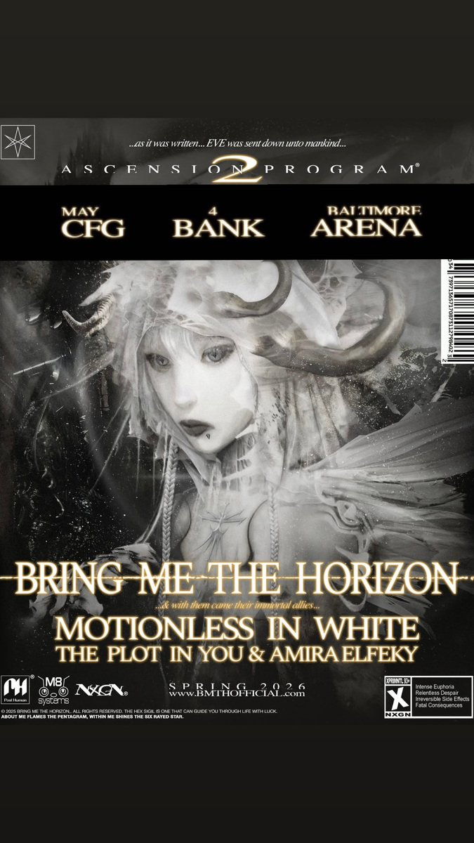 May 04, 2026: Bring Me The Horizon / Motionless In White / The Plot In ...