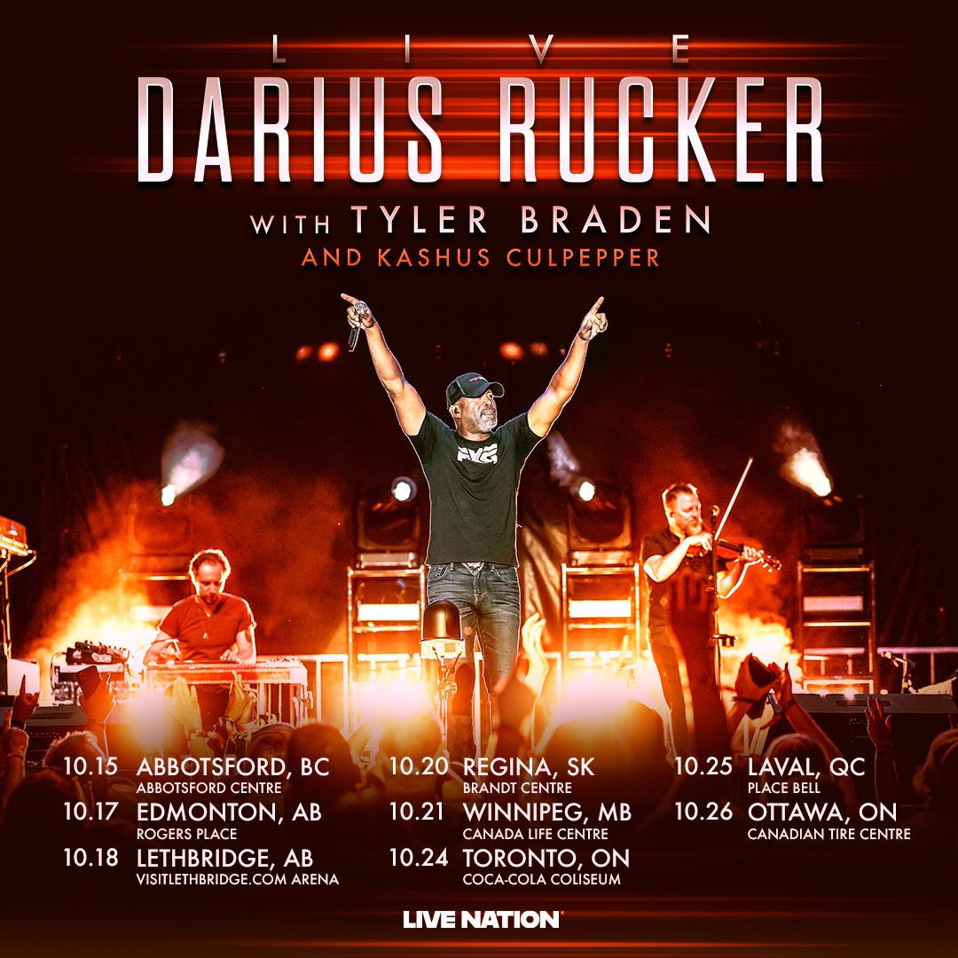 Darius Rucker Concert & Tour History (Updated for 2025 - 2026 ...