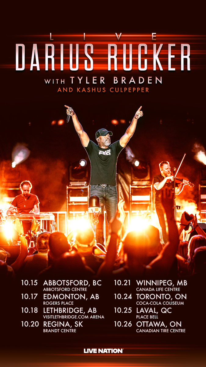 Darius Rucker Concert & Tour History (Updated for 2025 - 2026 ...