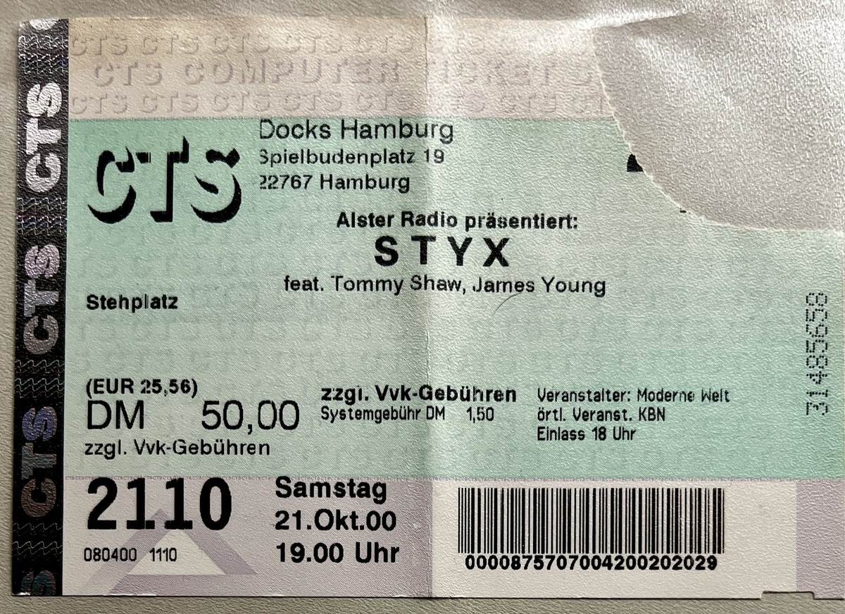 Styx Concert & Tour History (Updated for 2025 - 2027) | Concert Archives