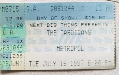 The Cardigans Concert & Tour History (Updated for 2026) | Concert Archives
