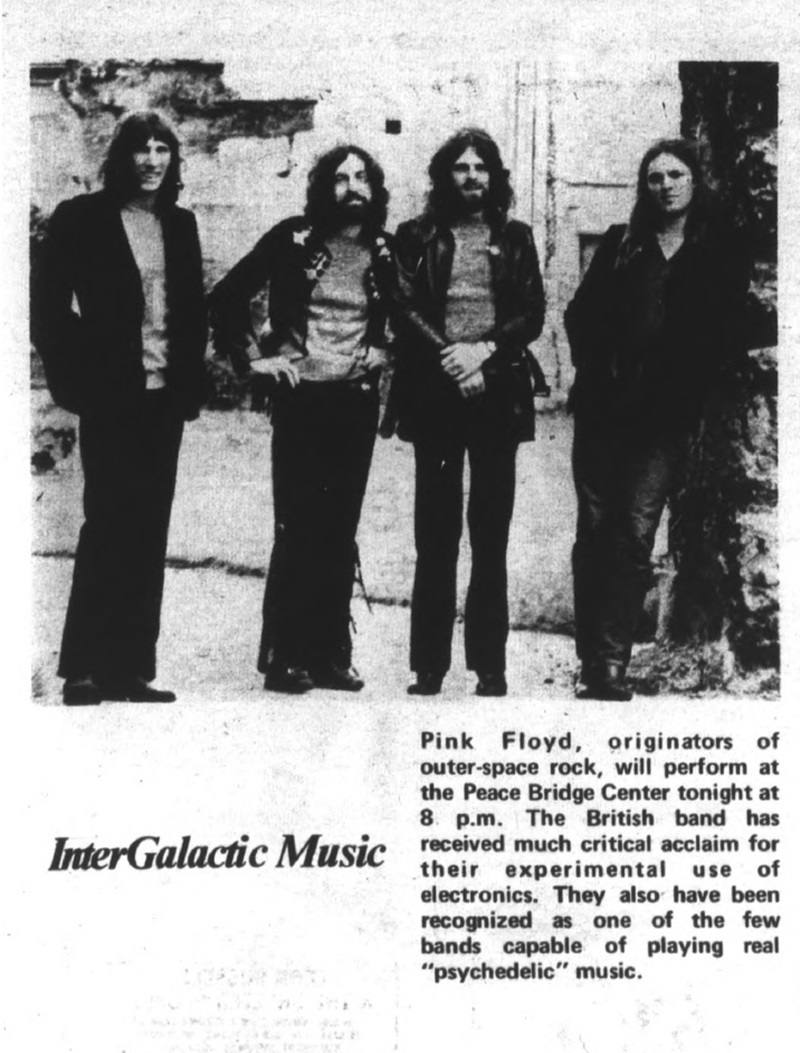 Pink Floyd's 1971 Concert & Tour History | Concert Archives