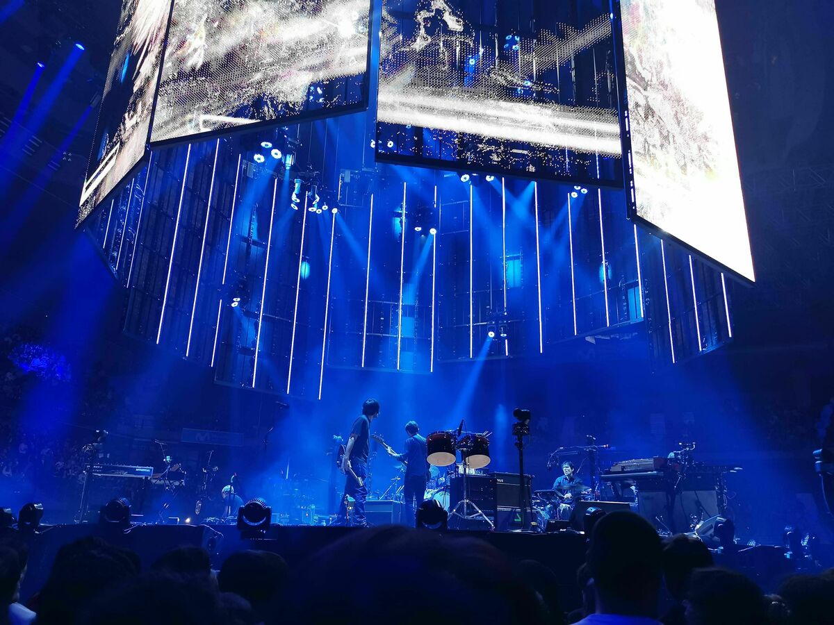 Nov 07, 2025: Radiohead at Movistar Arena Madrid, Madrid, Spain ...