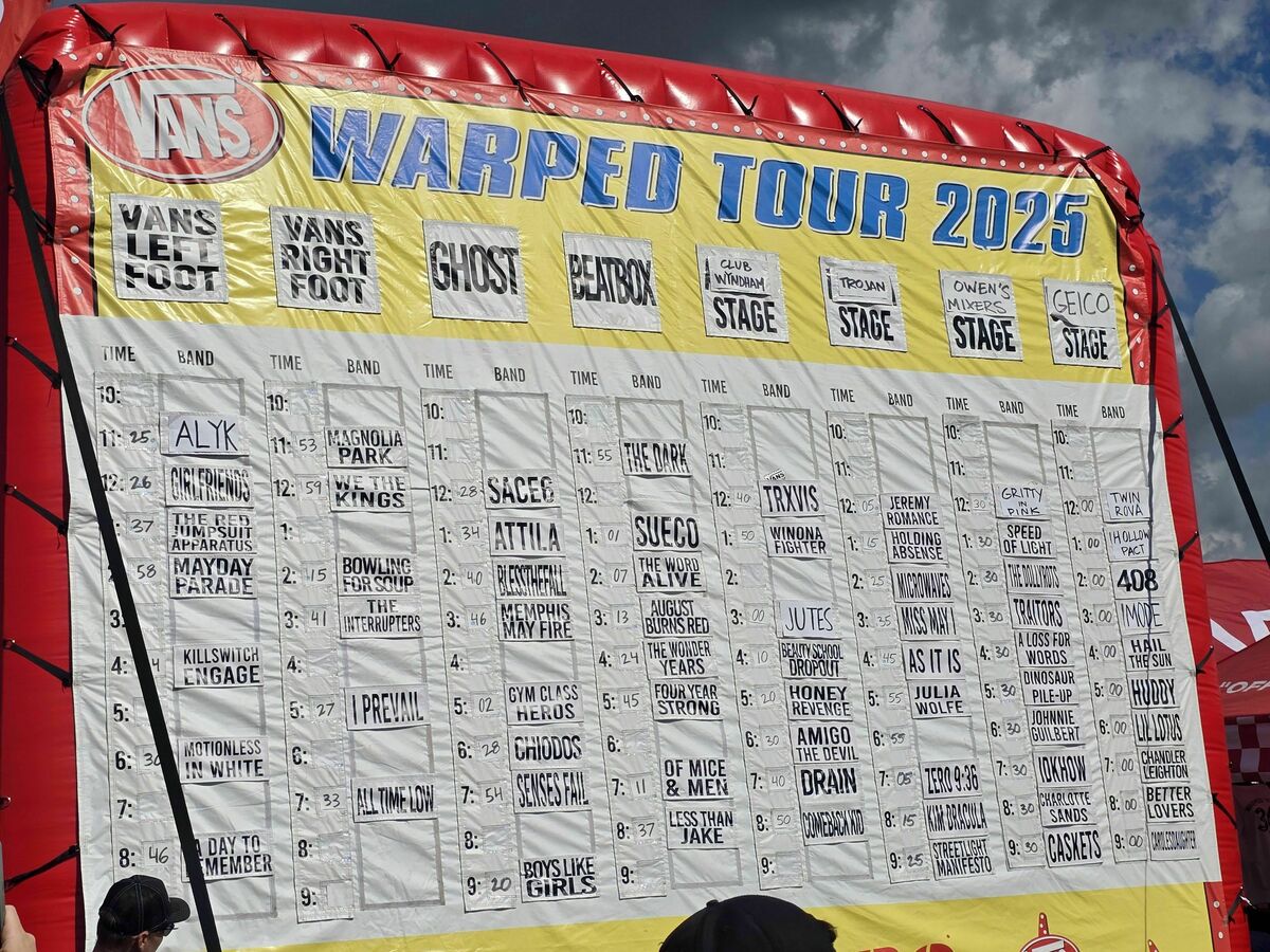 Nov 15, 2025: Vans Warped Tour 2025 at Camping World Stadium Orlando ...