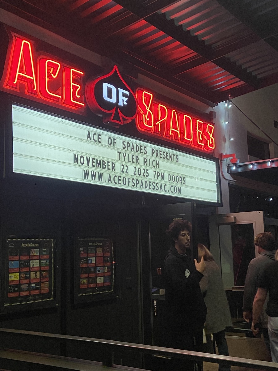 Nov 22, 2025: Tyler Rich / Jon Wiilde at Ace of Spades Sacramento ...