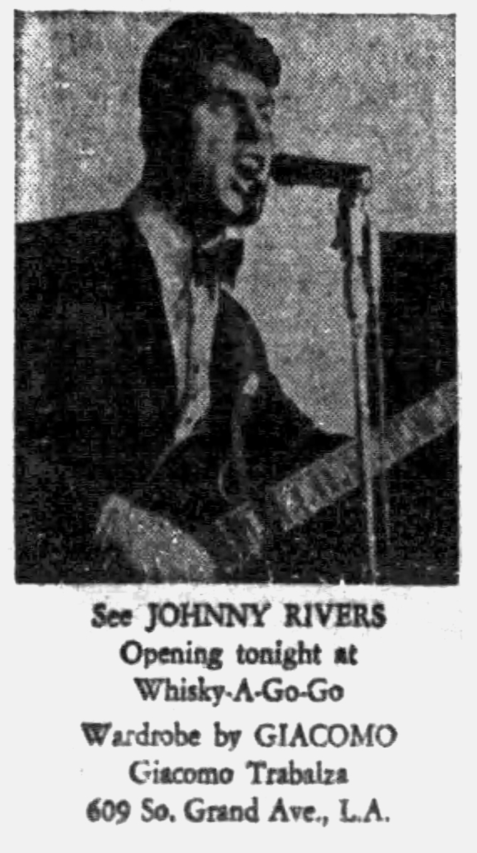Johnny Rivers Concert & Tour History | Concert Archives