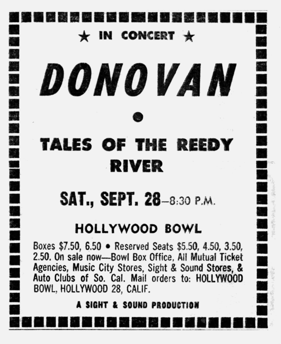Donovan Concert & Tour History | Concert Archives