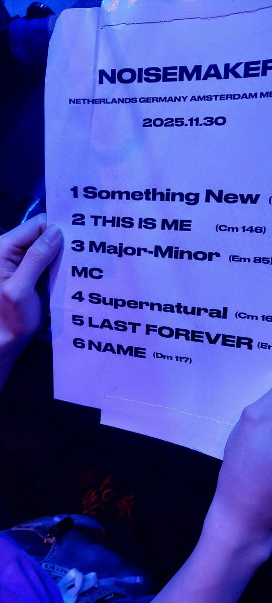 Nov 30, 2025: Coldrain / REVNOIR / Noisemaker at Melkweg Amsterdam, North Holland, Netherlands ...