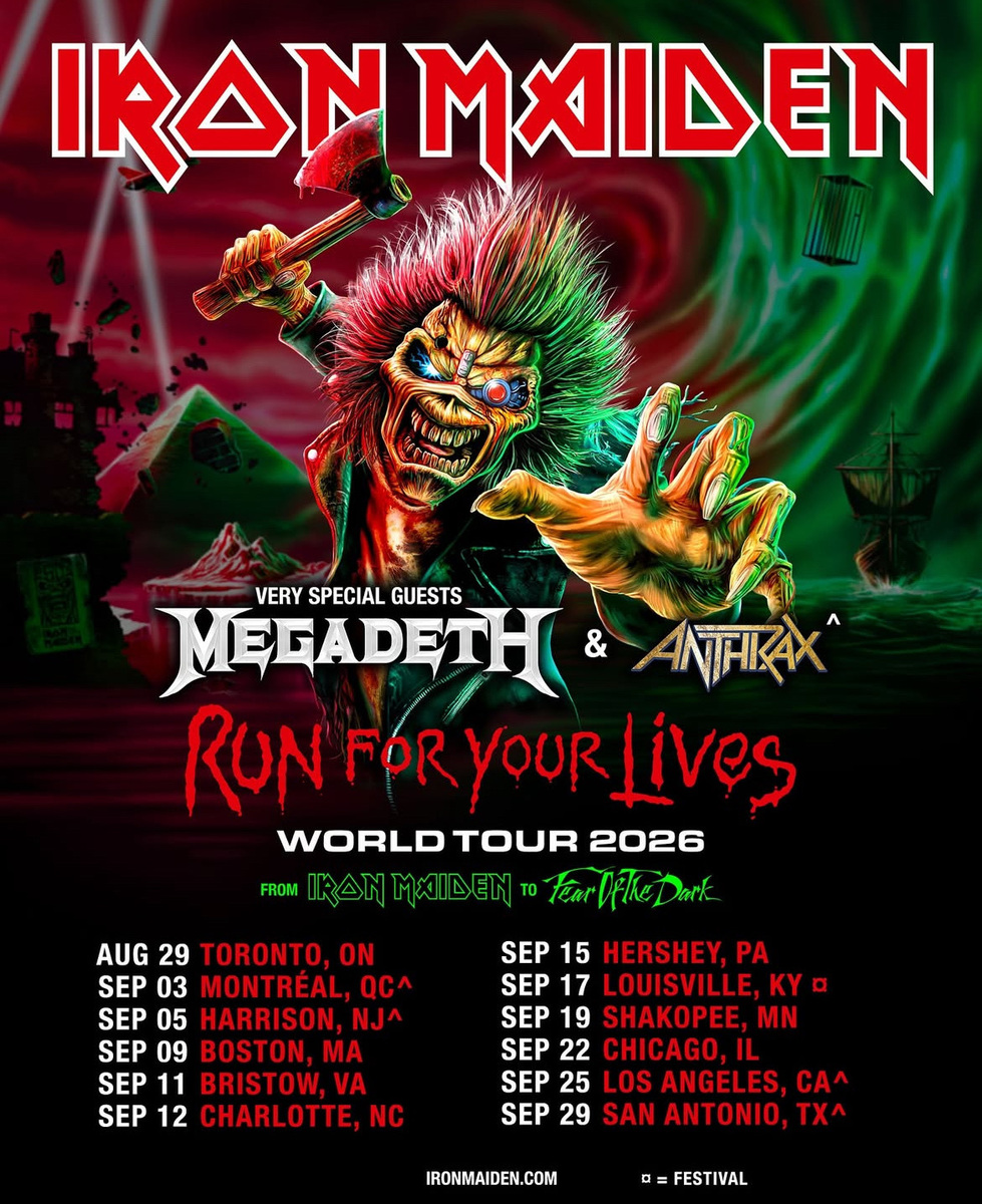 Megadeth Concert & Tour History (Updated for 2025 - 2026) | Concert ...