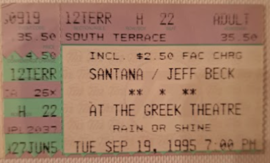 Santana Concert & Tour History | Concert Archives