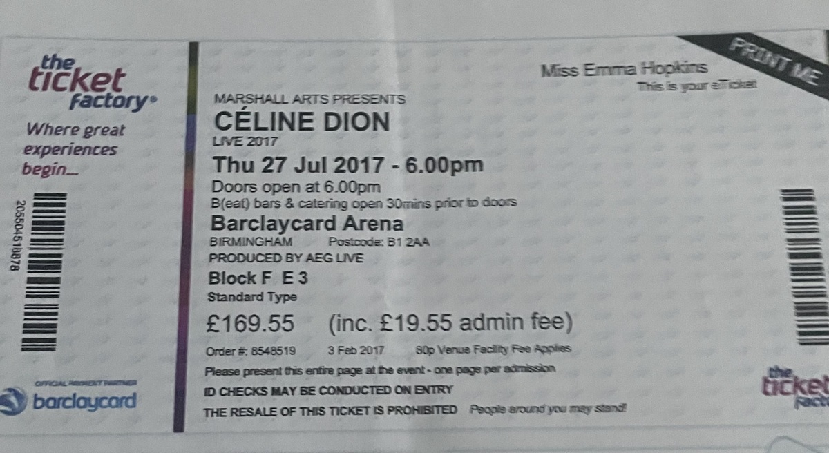 Céline Dion Concert & Tour History (Updated for 2026) | Concert Archives
