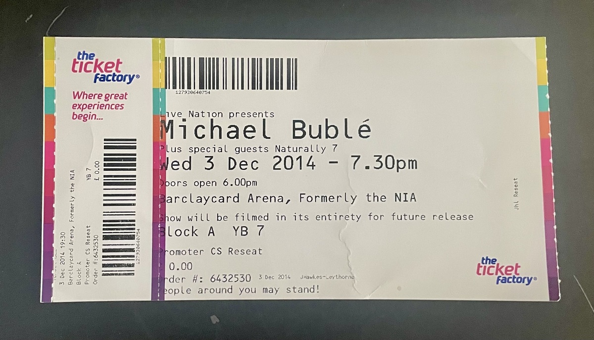 Michael Bublé Concert & Tour History (Updated for 2026) | Concert Archives