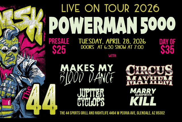 Powerman 5000 Concert & Tour History (Updated for 2026) | Concert Archives