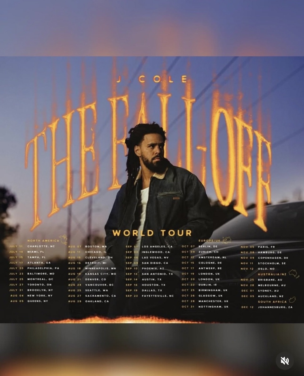 J. Cole Concert & Tour History (Updated for 2026) | Concert Archives