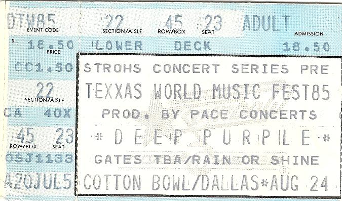 Bon Jovi's 1985 Concert & Tour History | Concert Archives