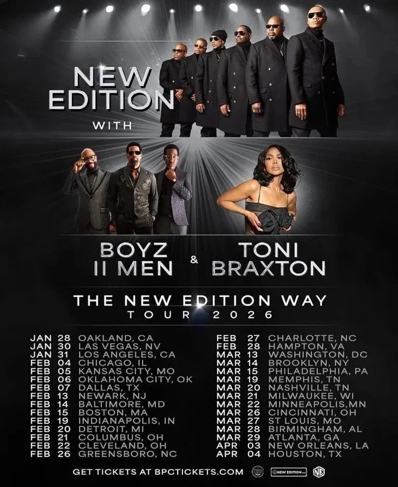 New Edition Concert & Tour History (Updated for 2026) | Concert Archives