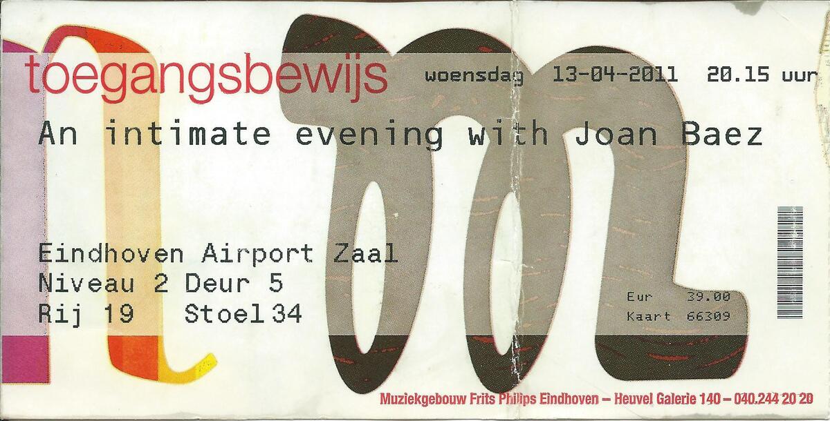 Joan Baez Concert & Tour History (Updated for 2026) | Concert Archives