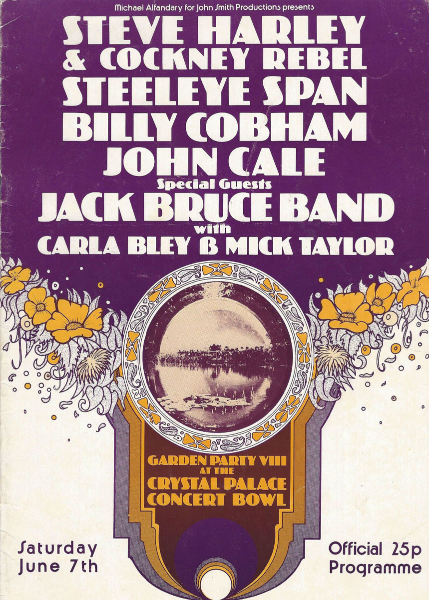 1975 Concert History of Crystal Palace Bowl London, England, United ...