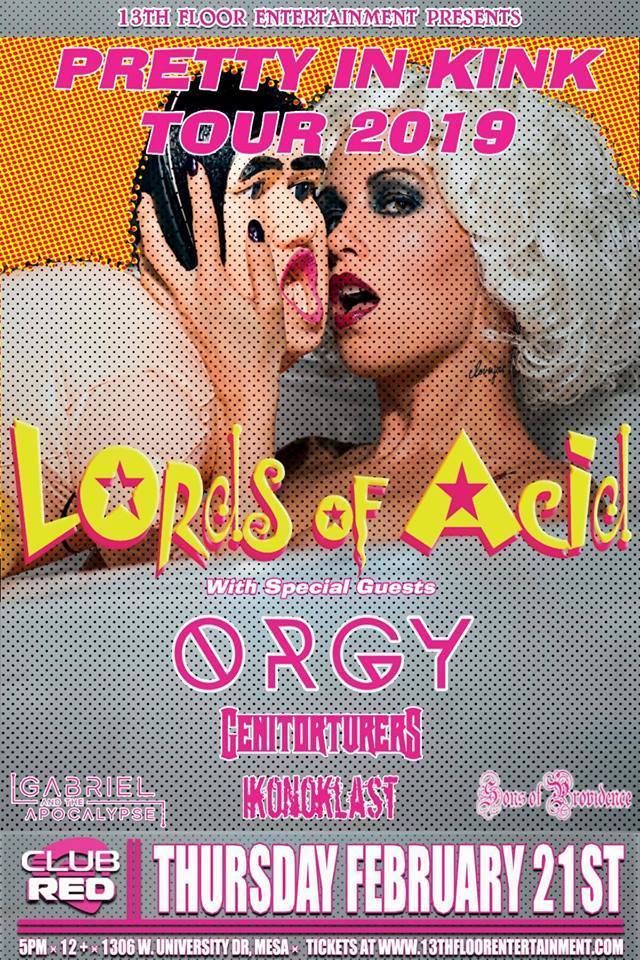 Lords Of Acid Concert And Tour History Concert Archives
