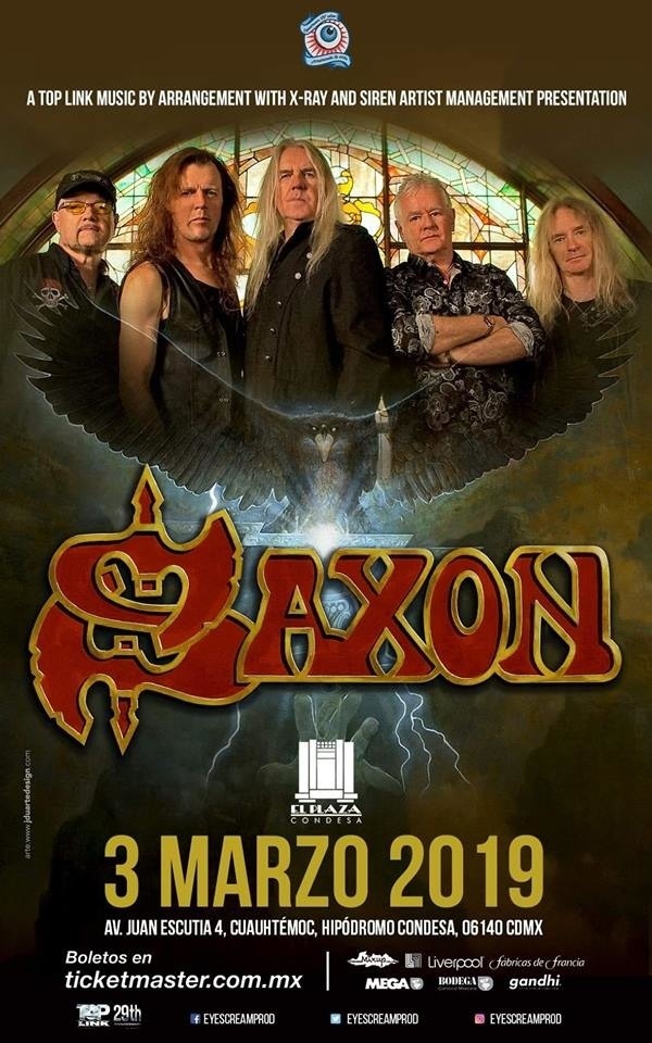 Mar 03, 2019: Saxon at El Plaza Condesa Mexico City, Mexico City ...