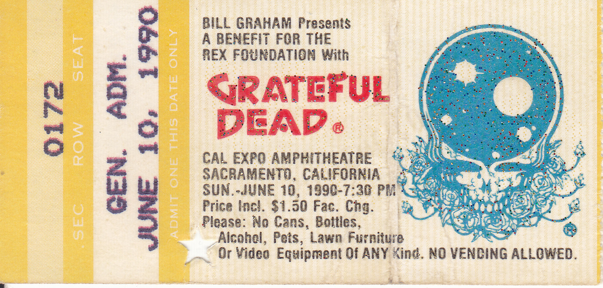 Jun 10, 1990: Grateful Dead at Cal Expo Amphitheatre Sacramento ...