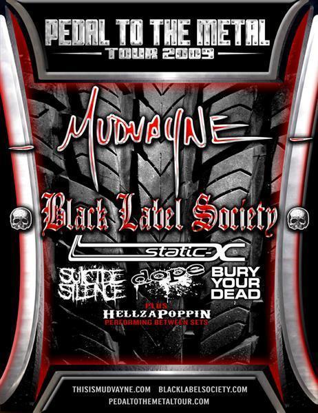 Mudvayne's 2009 Concert & Tour History | Concert Archives