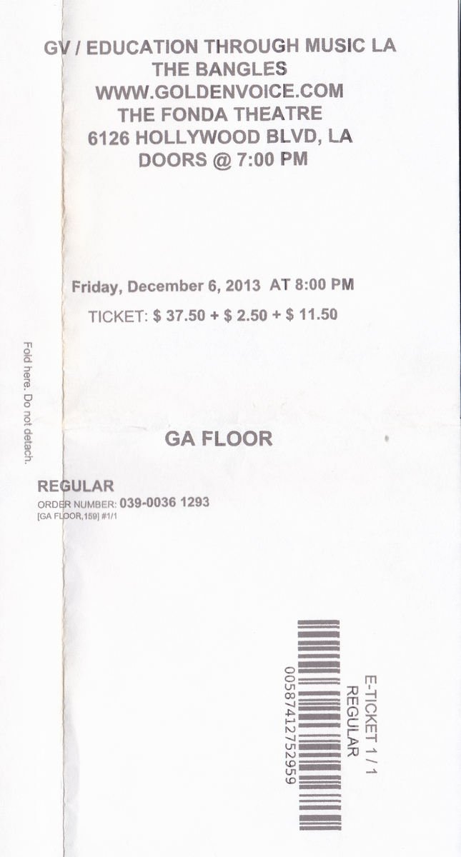 The Bangles Concert Photos | Concert Archives