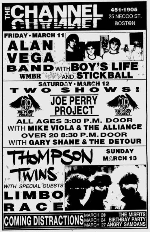 Concert History of The Channel Boston, Massachusetts, United States ...