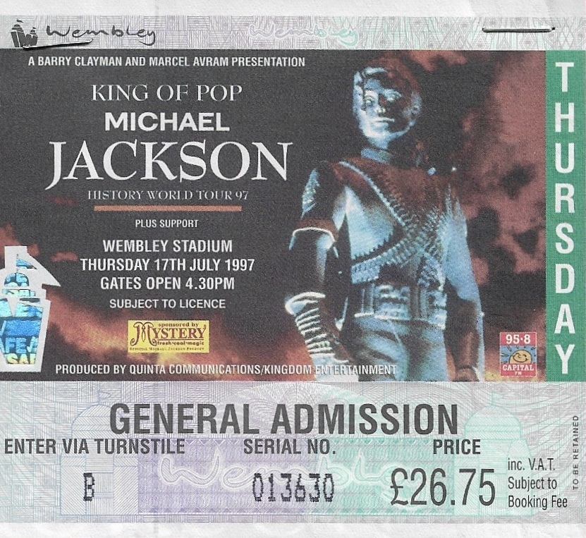 Michael Jackson History Tour Poster
