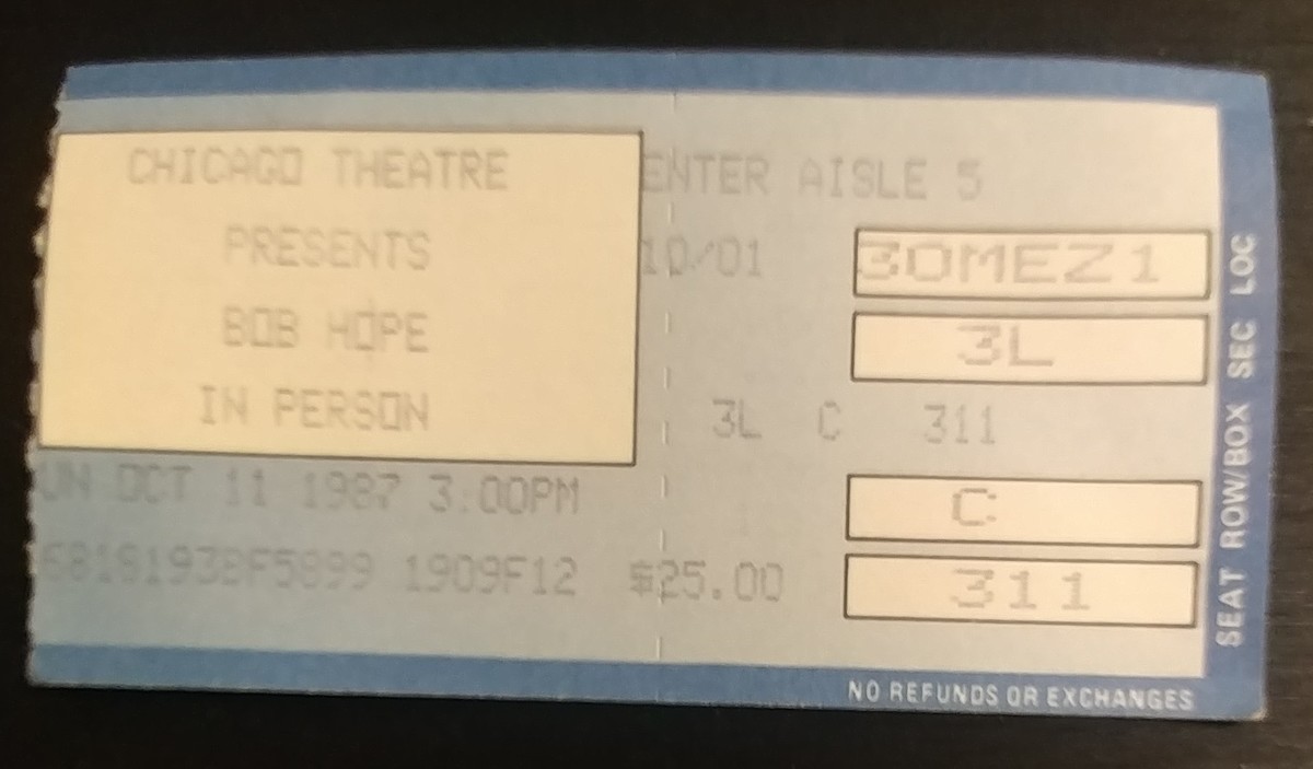 Bob Hope Concert & Tour History | Concert Archives