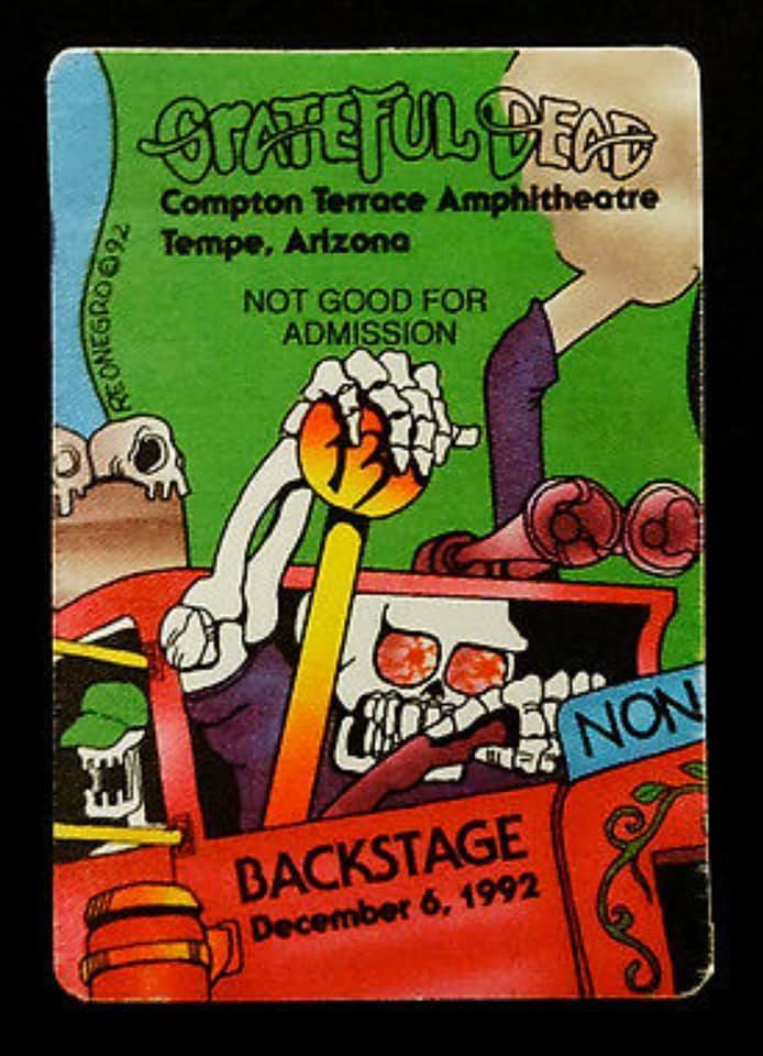 Dec 06, 1992: Grateful Dead at Compton Terrace, Firebird Lake Chandler ...