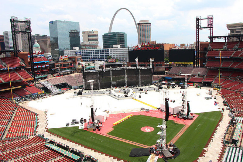 Concert History of Busch Stadium/ballpark village St Louis, Missouri ...