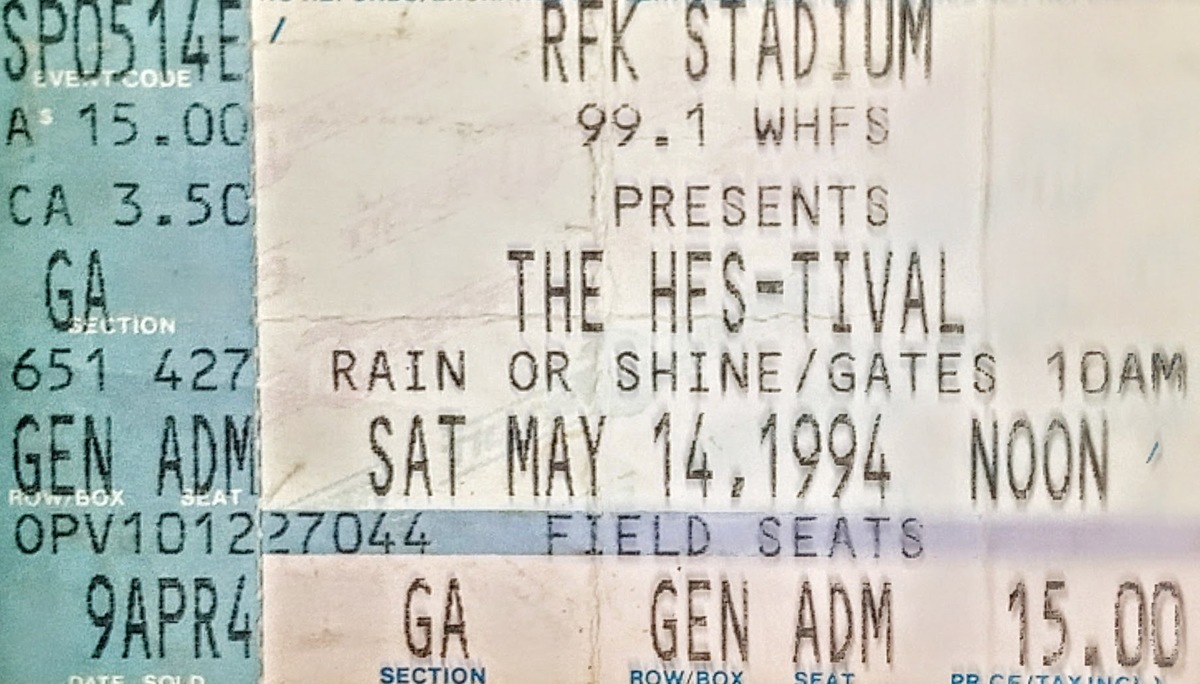 May 14, 1994: The HFStival at RFK Stadium Washington, District of ...
