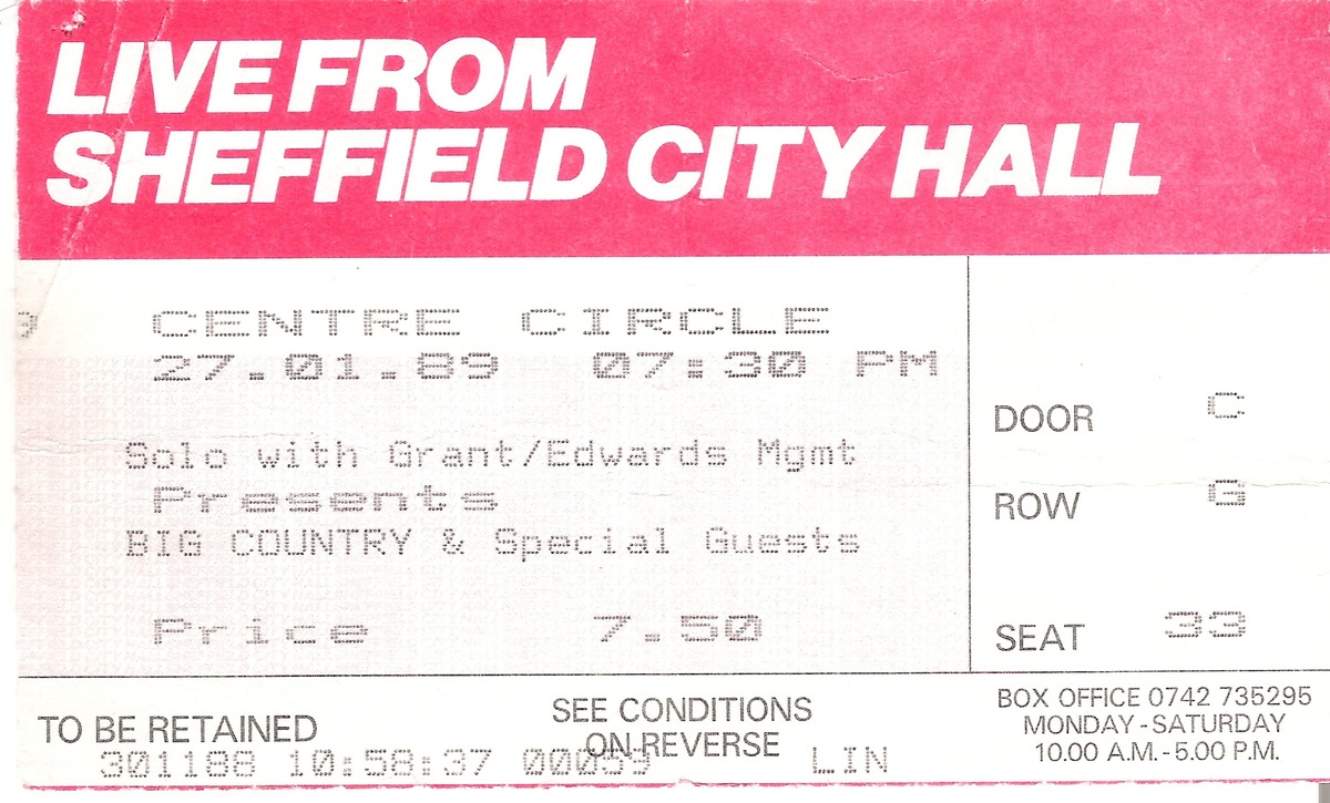 Concert History of Sheffield City Hall Sheffield, England, United ...