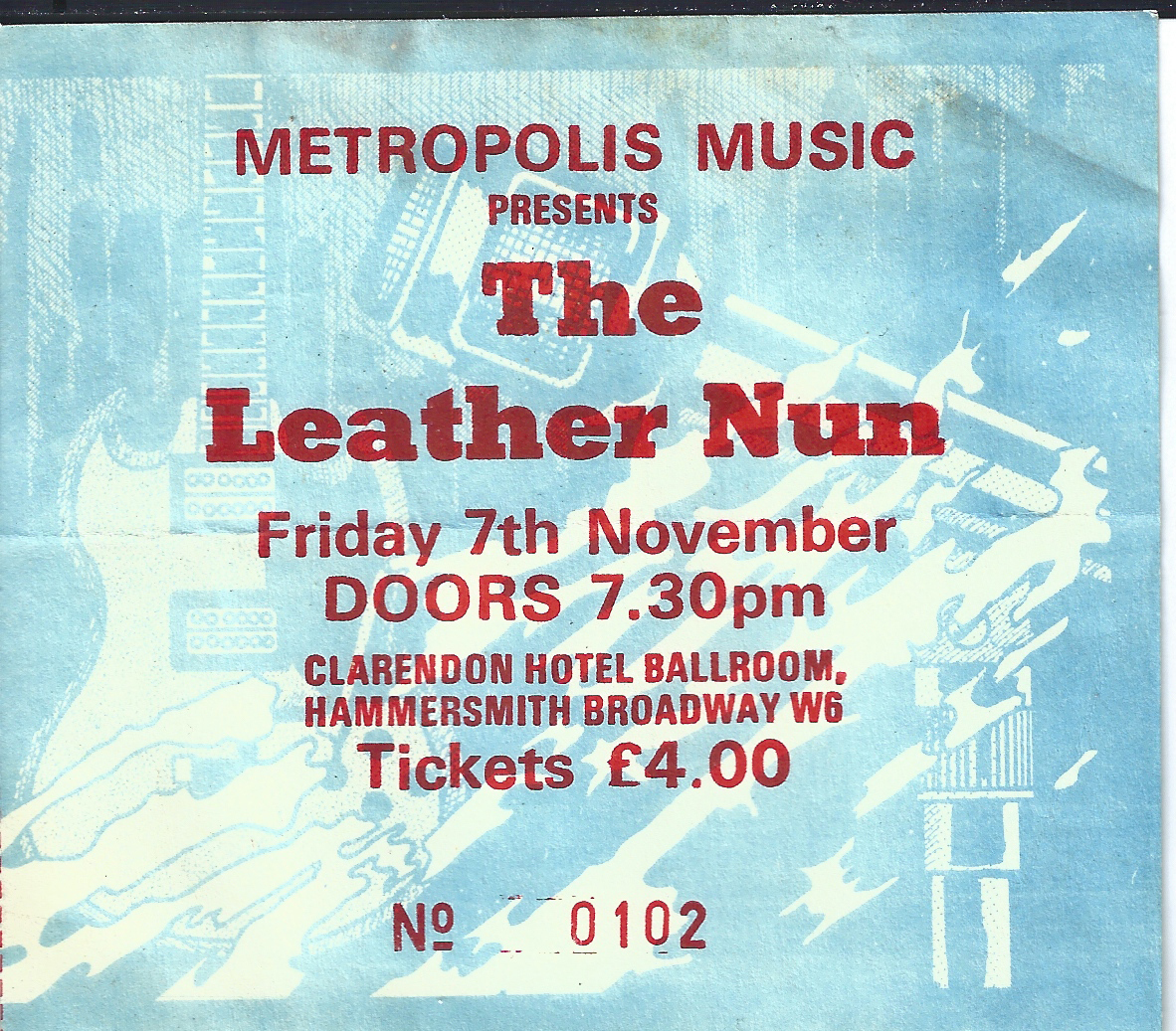The Leather Nun Concert & Tour History | Concert Archives