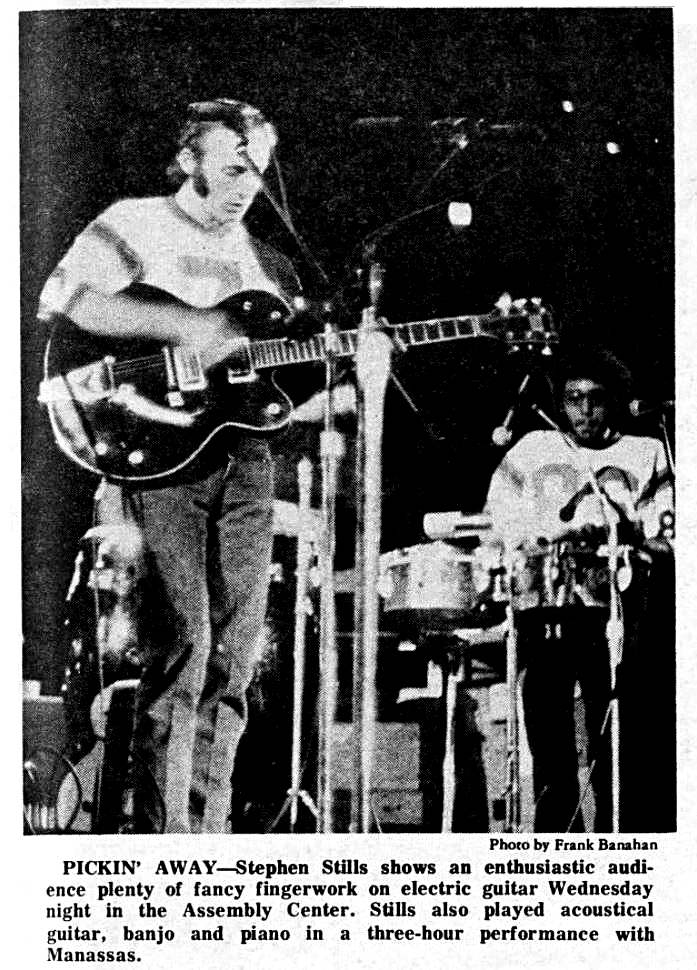 Apr 19, 1972: Stephen Stills / Manassas at LSU Assembly Center Baton ...