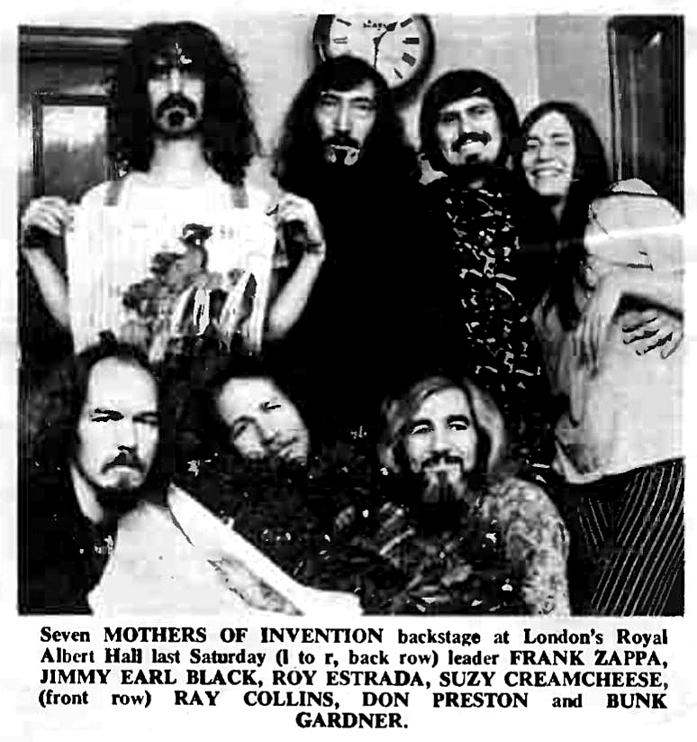 Mothers of Invention Concert & Tour History | Concert Archives