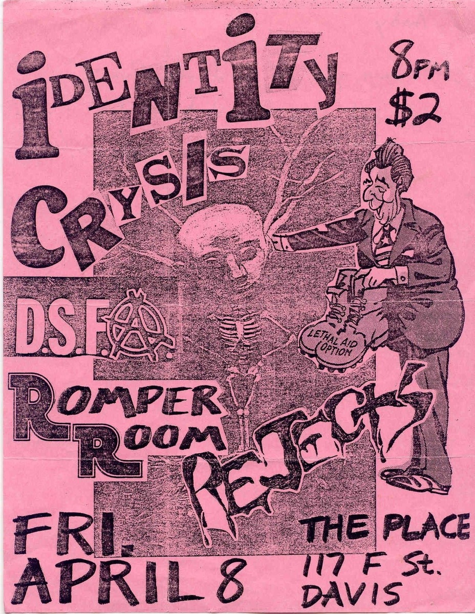Apr 08, 1988: Identity Crisis / D.S.F.A. / Romper Room / Rejects at The ...