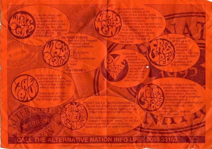 Concert History of Eastern Creek Raceway Sydney, New South Wales ...